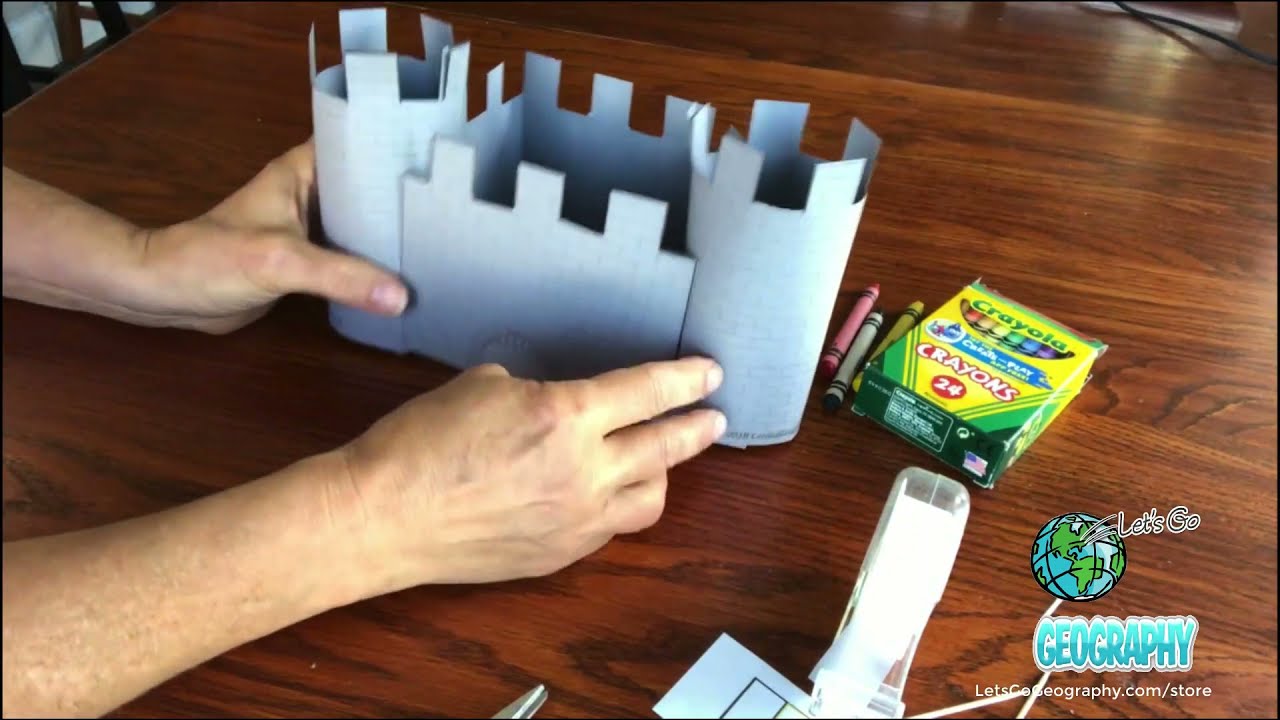 Make A PAPER CASTLE Without Stress With This Easy Craft For Kids YouTube make-a-paper-castle-without-stress-with-this-easy-craft-for-kids-youtube