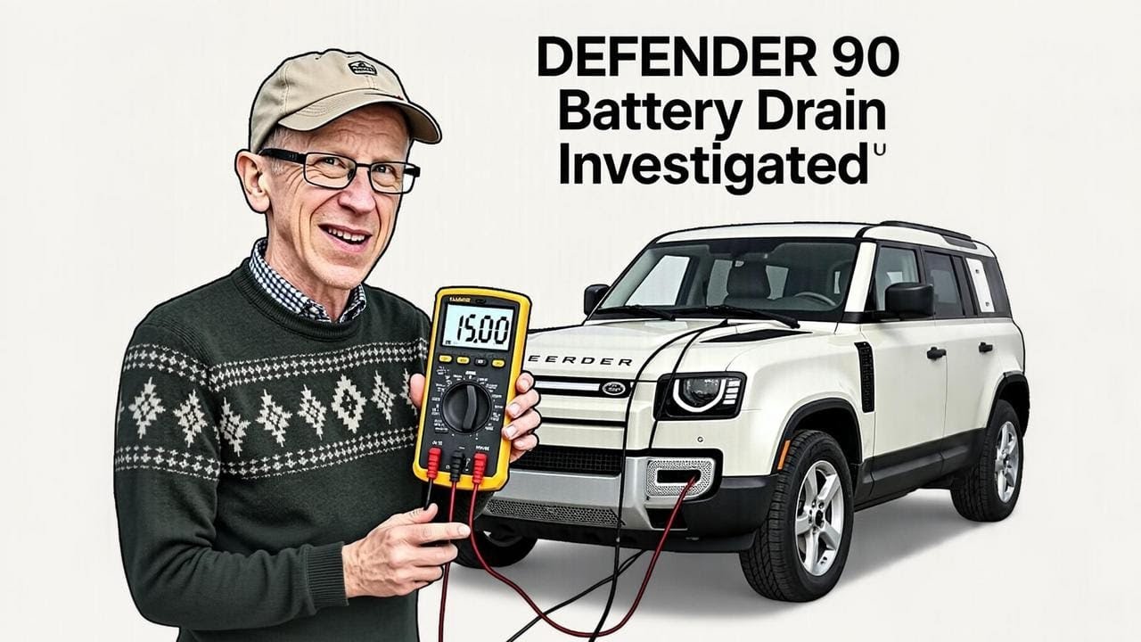 Battery Drain Analysis on Land Rover Defender 90 - Low Battery Warning ...
