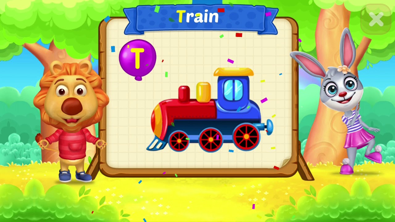 Learn For Children ABC Touch Letter. Educational Video for Kids. RV ...