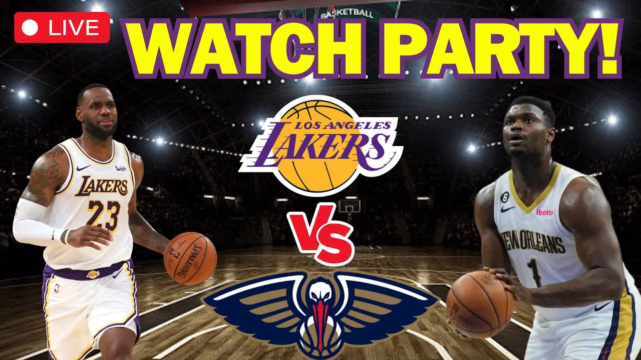 🔴#LIVE NBA PLAY-IN WATCH PARTY! #NBA #Lakers #Pelicans #Playoffs # ...