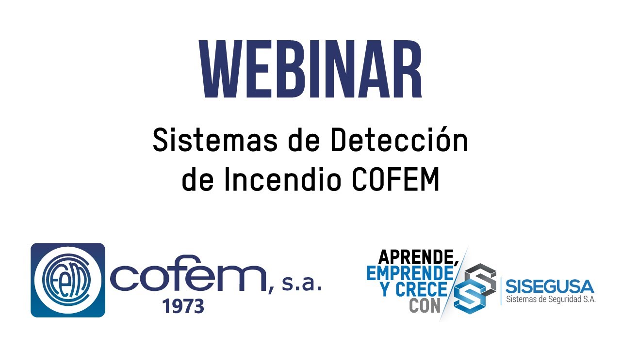Sistemas de Detección de Incendio COFEM - YouTube