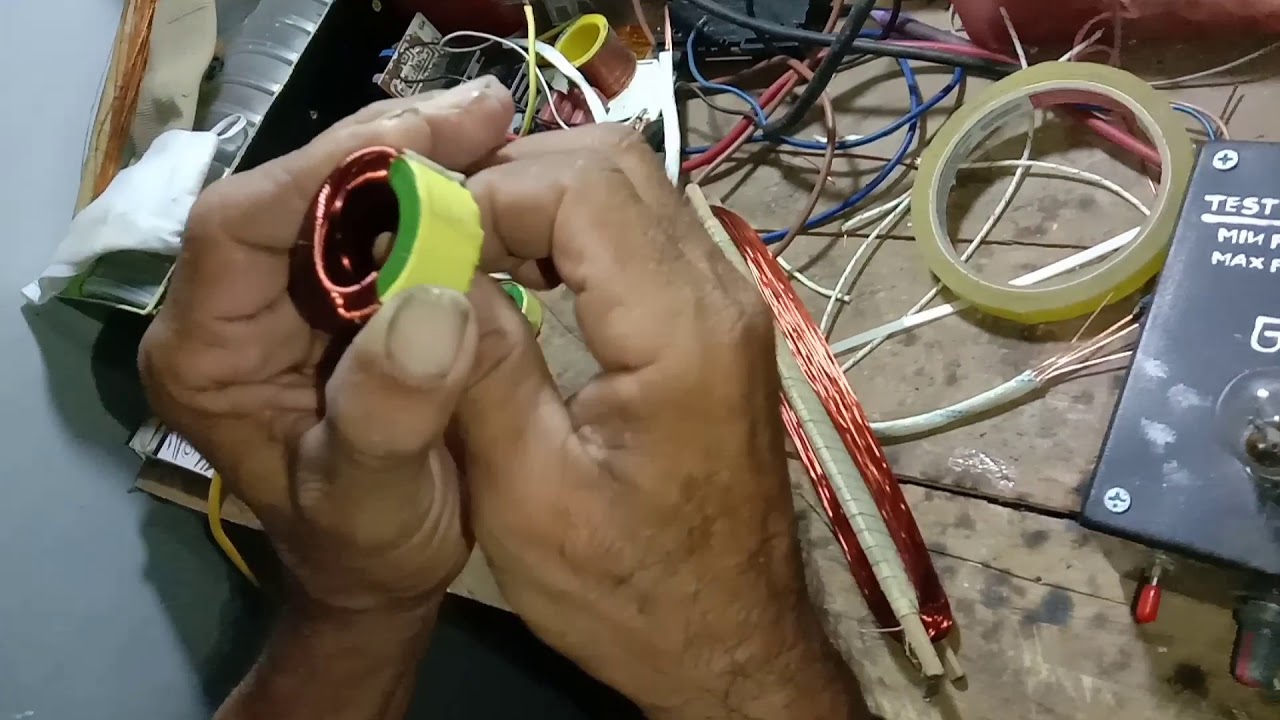 Membuat trafo inti ferrit untuk setrum ikan - YouTube