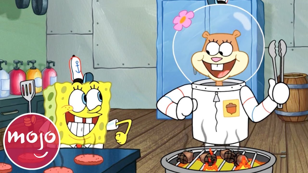 Top 10 Best Sandy Cheeks Moments on SpongeBob SquarePants - YouTube