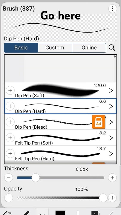 How to delete a brush from Ibis paint! - YouTube