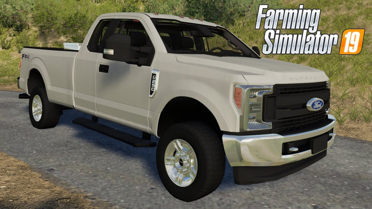 FS19 - Ford F-250 2017 - Car mod for Farming Simulator 2019 - YouTube