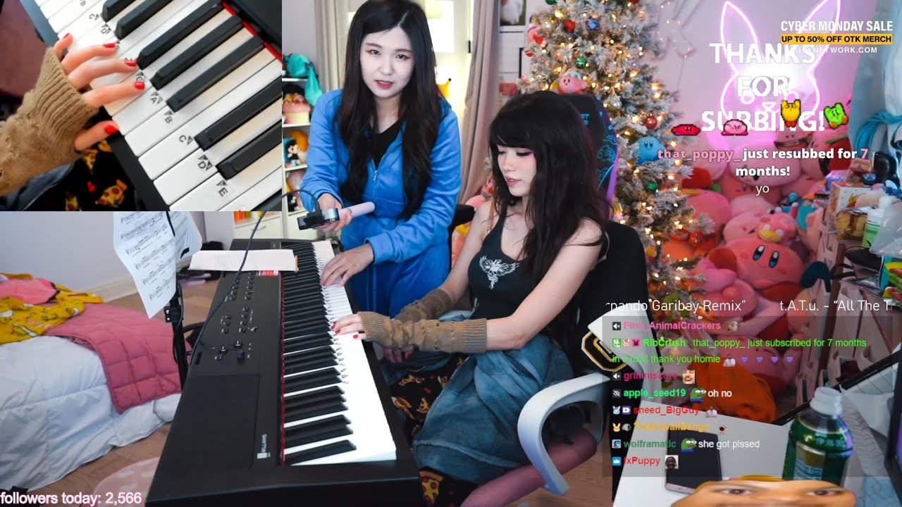 Emiru - [November 28th, 2022] Hachu Piano Lessons and Chatting - YouTube