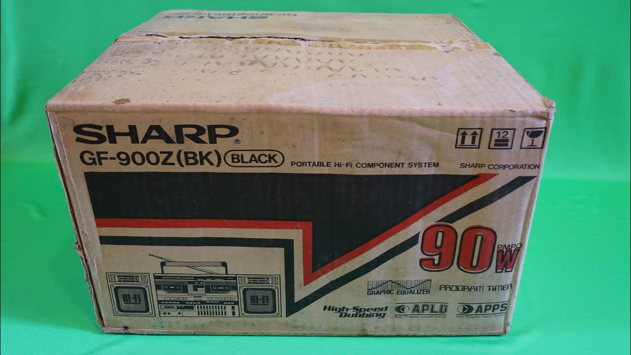 Sharp GF-900 Z(BK) - YouTube