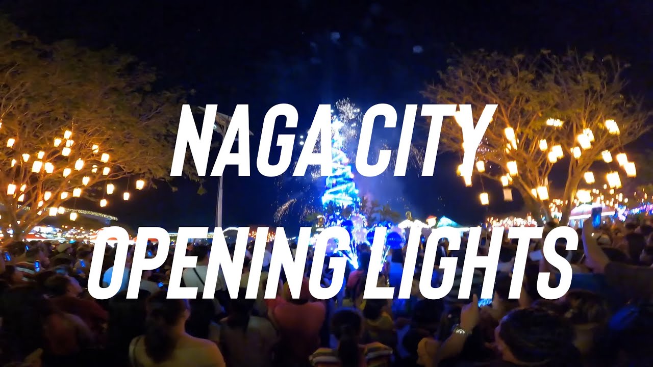 Naga City Christmas opening lights 4k walking tour #4kwalkingtour - YouTube