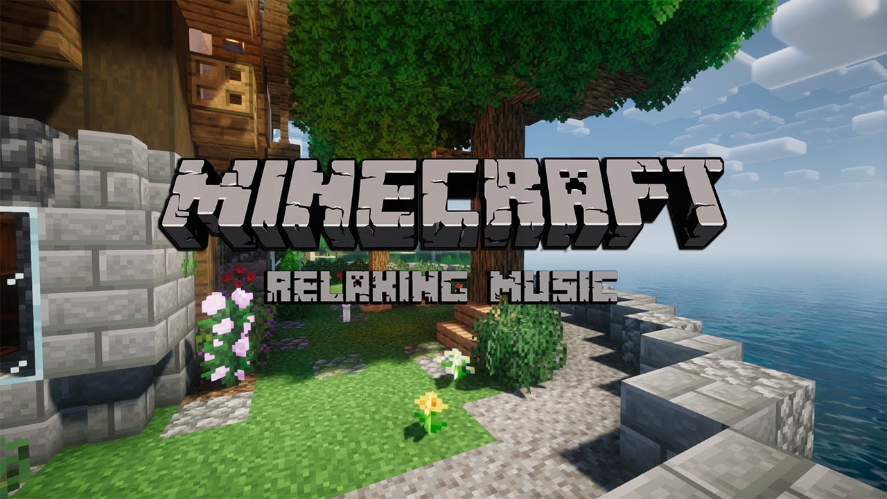 Peaceful environment of Minecraft sea house with ( relaxing music ...