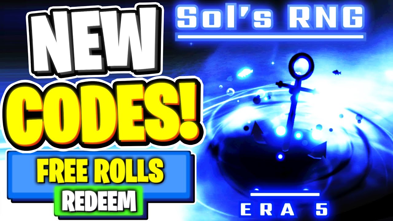 *NEW* ALL CODES FOR Sol's RNG IN MARCH 2024 ROBLOX Sol's RNG CODES ...