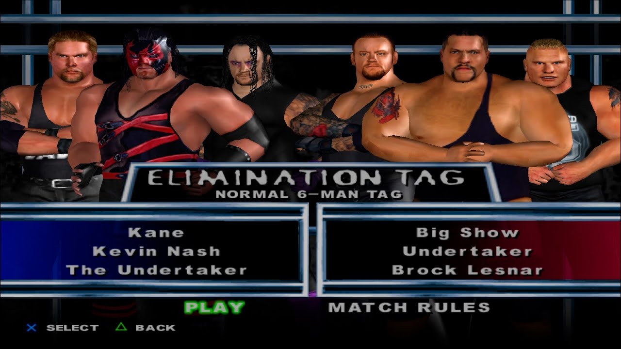 WWE SmackDown! Here Comes the Pain - ELIMINATION TAG - YouTube