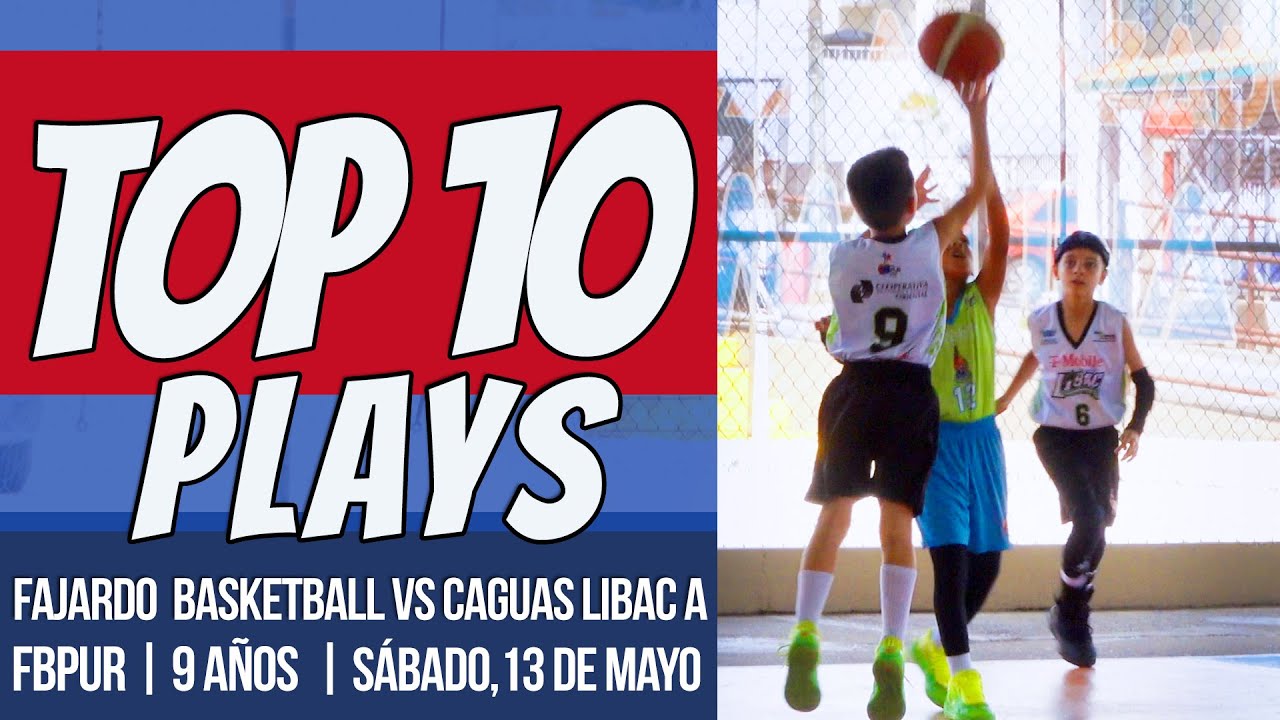 Fajardo Basketball vs Caguas Libac A, Top 10 Plays 🏆 Torneo FBPUR ...