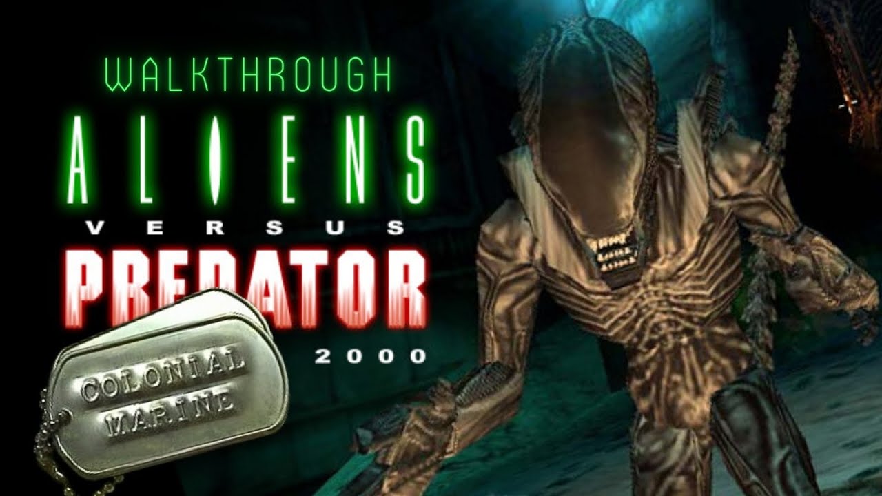 ALIEN VS PREDATOR CLASSIC (2000) PC | Colonial Marines Campaign | No ...