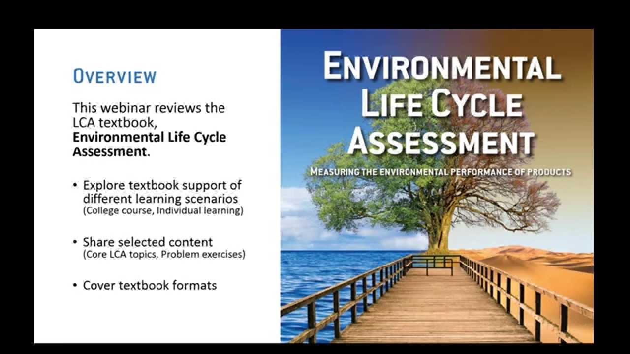 ACLCA Textbook Webinar: Environmental LCA Measuring the Environmental ...
