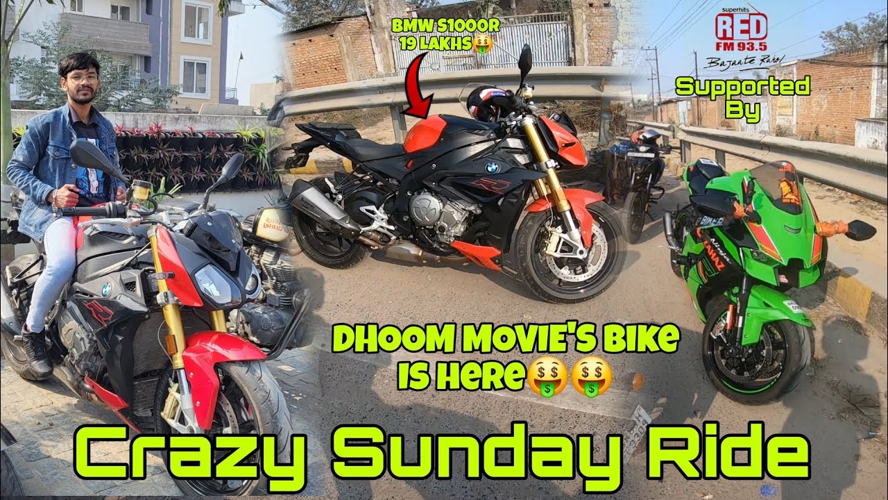 Dhoom Movie's Bike On Crazy Sunday Ride| BMWS1000R| Unbeatable Reaction ...