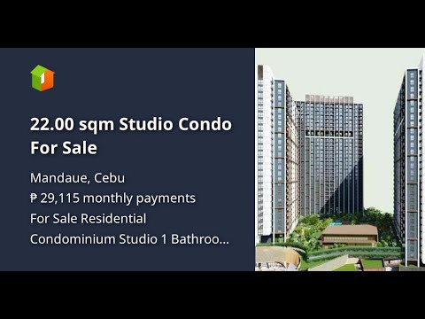 22.00 sqm Studio Condo For Sale - YouTube