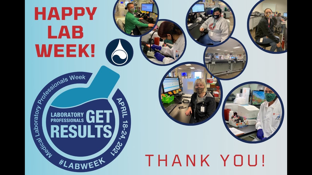 Laboratory Professionals Week 2021 / Thank you for all you do! - YouTube