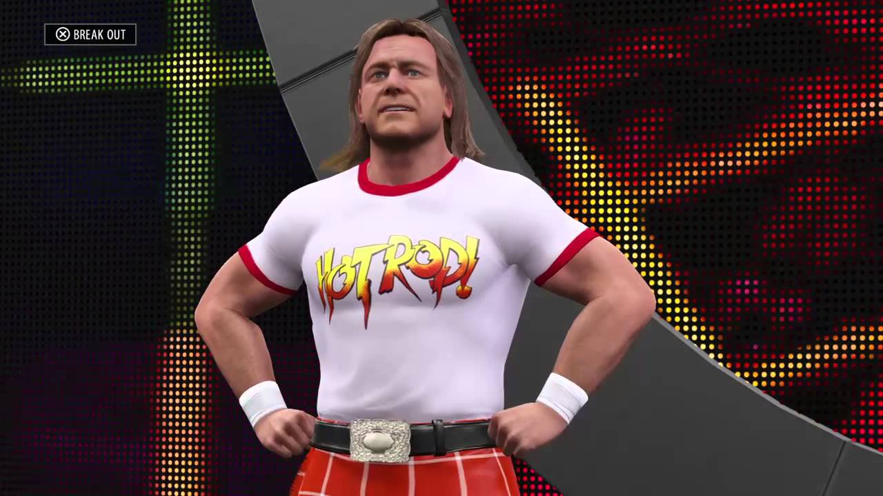 WWE 2K16 Bret hitman hart and Rowdy Roddy Piper Entrance - YouTube