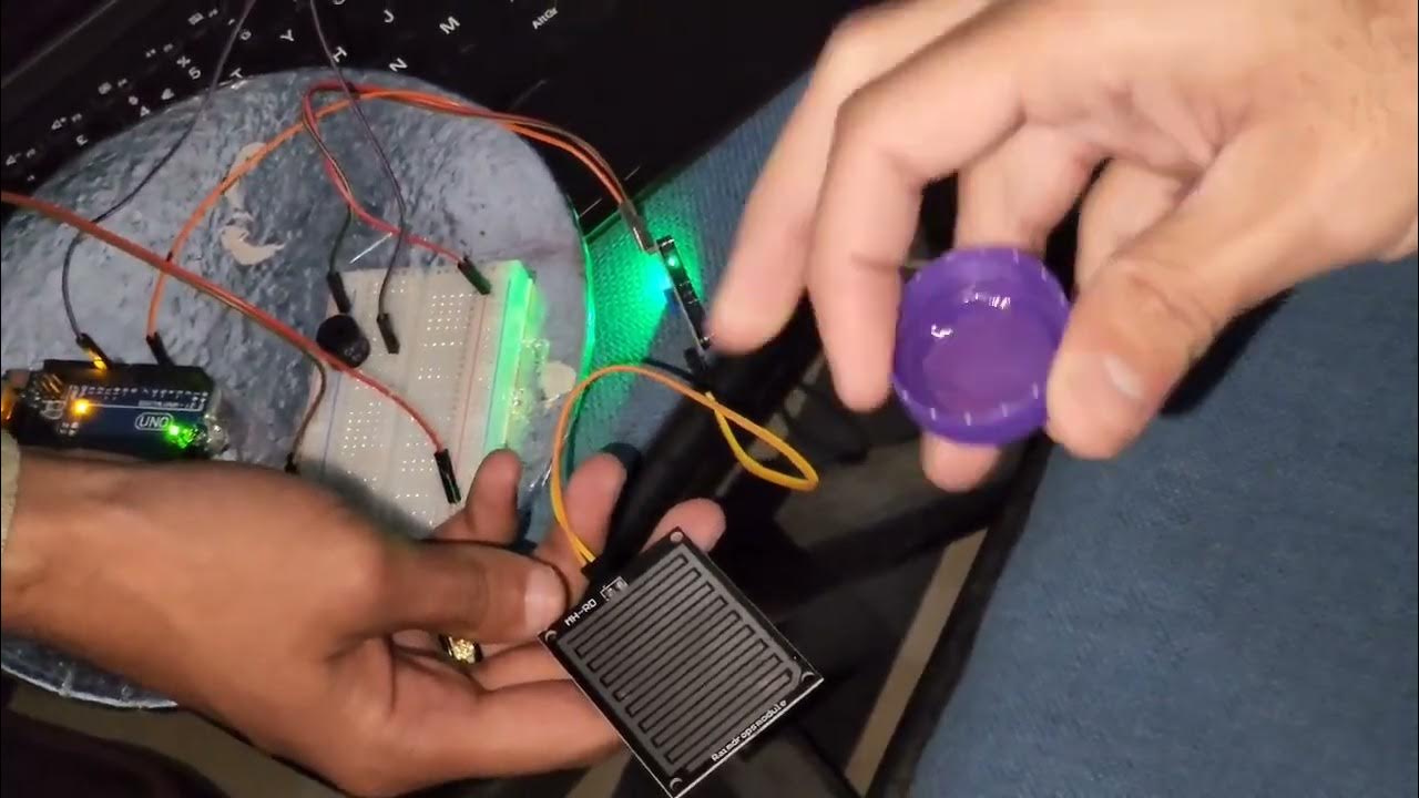 Rain sensor using arduino. - YouTube