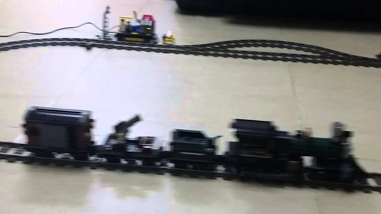 RC motorized Lego Train 79111 Lone Ranger Train - YouTube