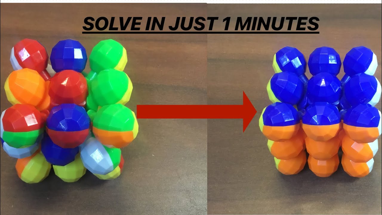 How To Solve Bubble Cube In Just 1 Minutes#cube#viralvideo - YouTube