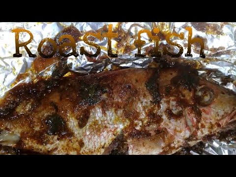 How to roast fish Jamaican Style// Roast fish in the oven// Roast fish ...