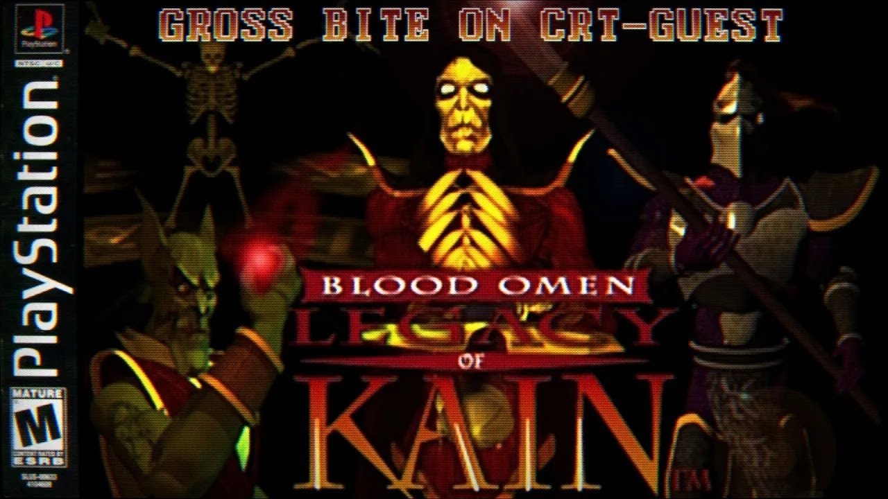 One last bite at BLOOD OMEN 1 PSX (1996) with CRT-Guest's awesome shader - Cutscenes and ending ...