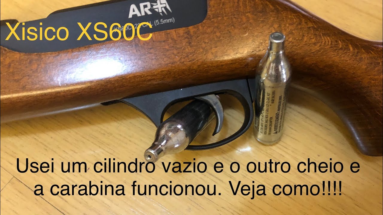 XS60C funcionando com UM SÓ CILINDRO de Co2? - YouTube