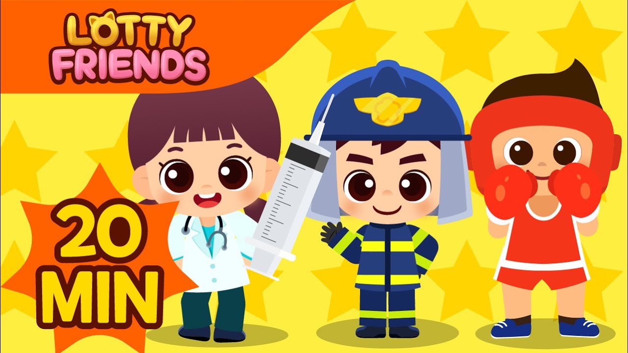 Job Song Compilation | Sing Along | Kid's Songs | I Want To Be A ...