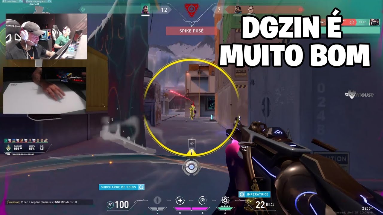 DGZIN AMASSA DE REYNA E DA UM ACE INSANO - YouTube