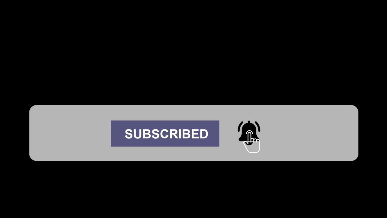 How to make subscribe animation | Subscribe button animation hitfilm ...
