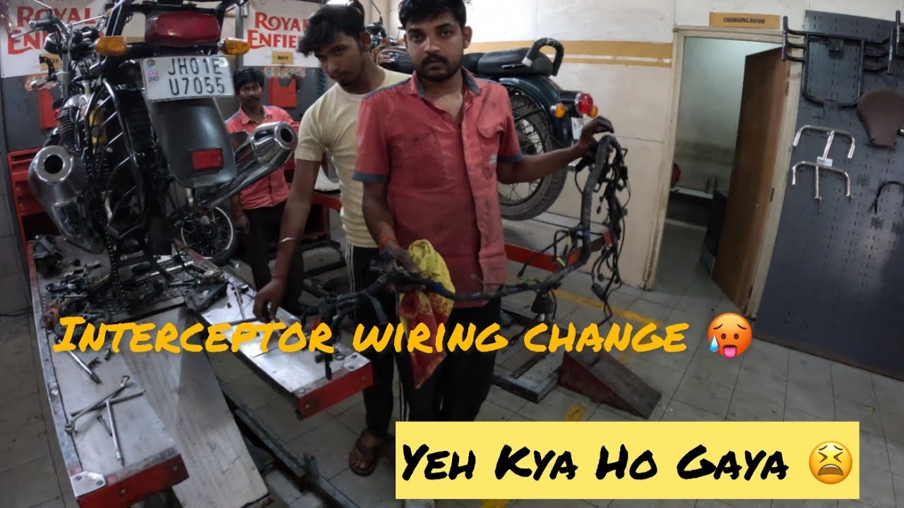 Interceptor 650 wiring change 🥵 charging fuse jal Gaya😫 || official ...