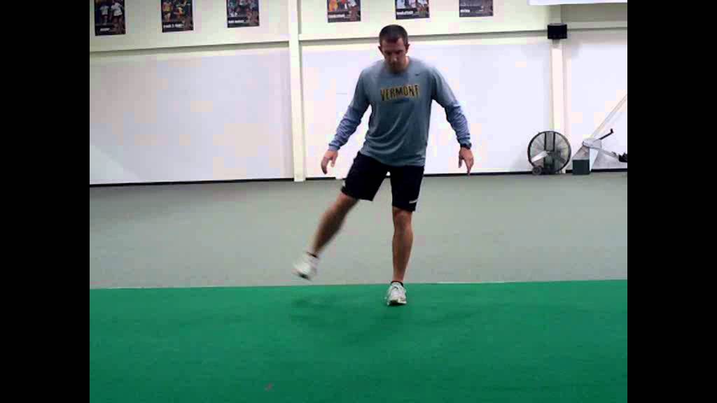 Standing Lateral Leg Raise - YouTube