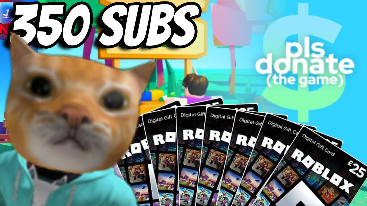 🔴350 SUBS ROBUX GIVEAWAY [LIVE]! | PLS DONATE LIVE EVENT! - YouTube