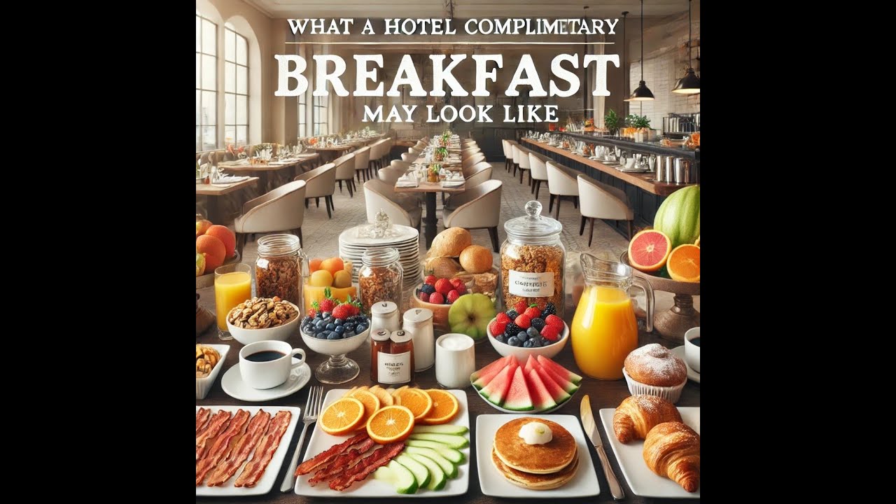 WHAT A HOTEL COMPLIMENTARY BREAKFAST REALLY LOOKS LIKE . - YouTube