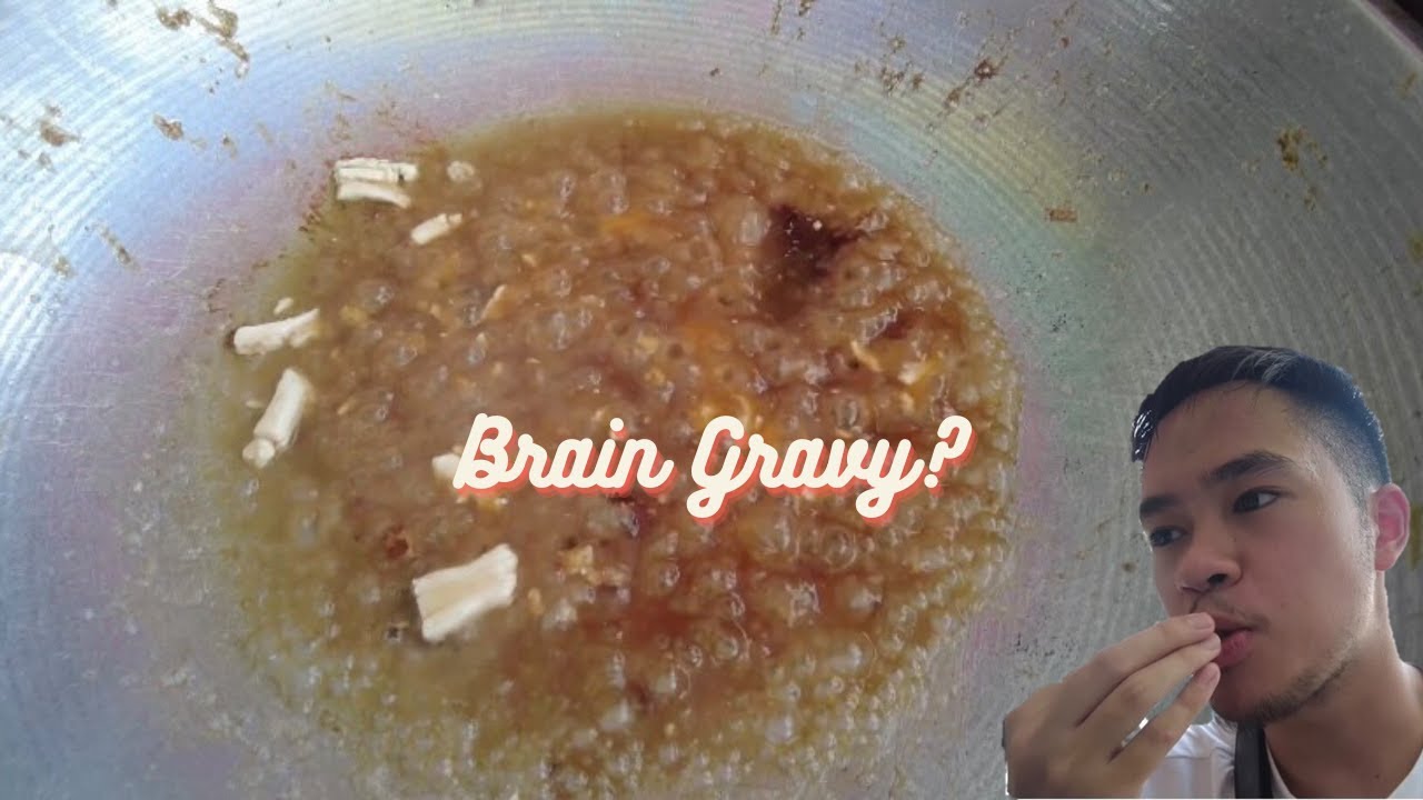 Cebu's Famous BRAIN GRAVY?!?!? Trying Tuslob Buwa in Cebu City - YouTube