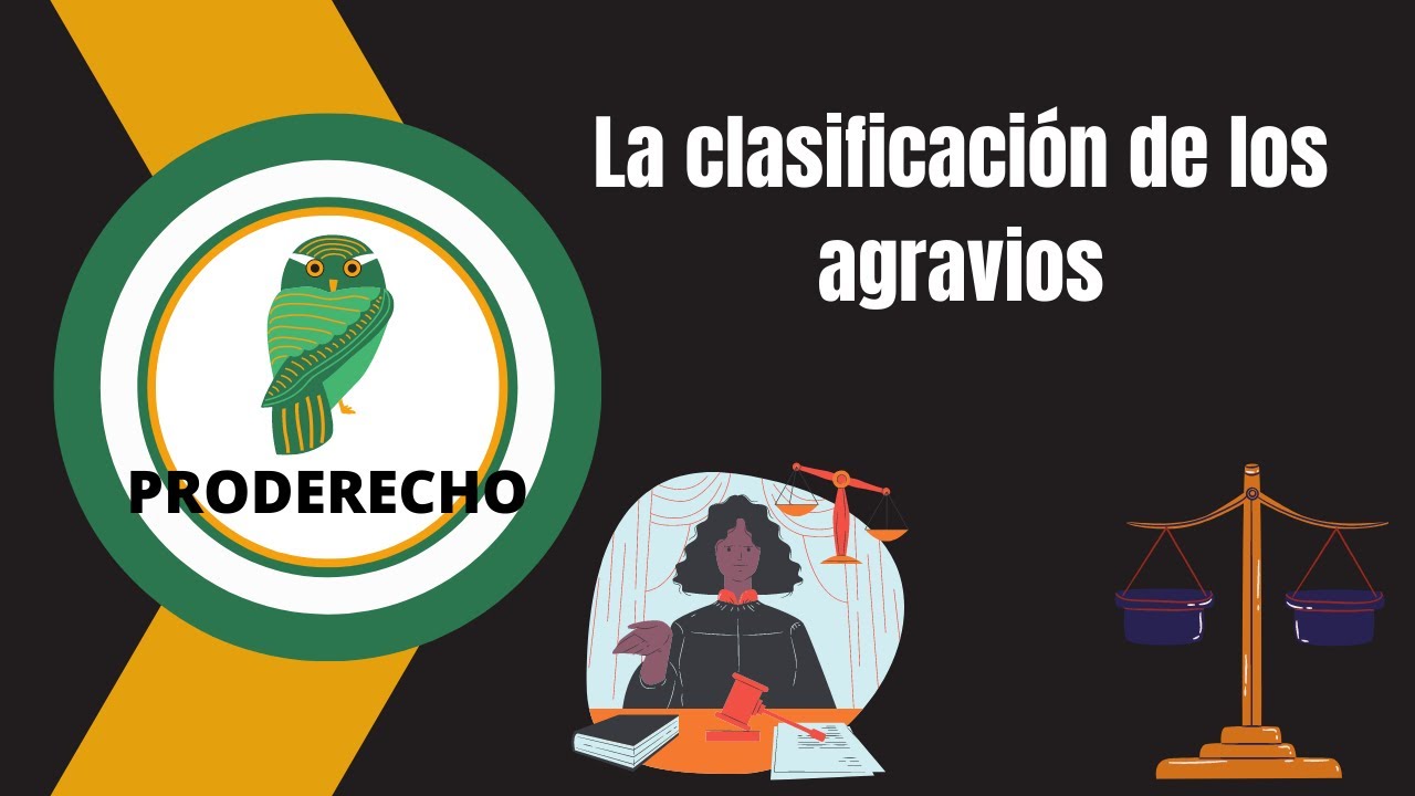 Clase 6. La clasificación de los agravios - YouTube