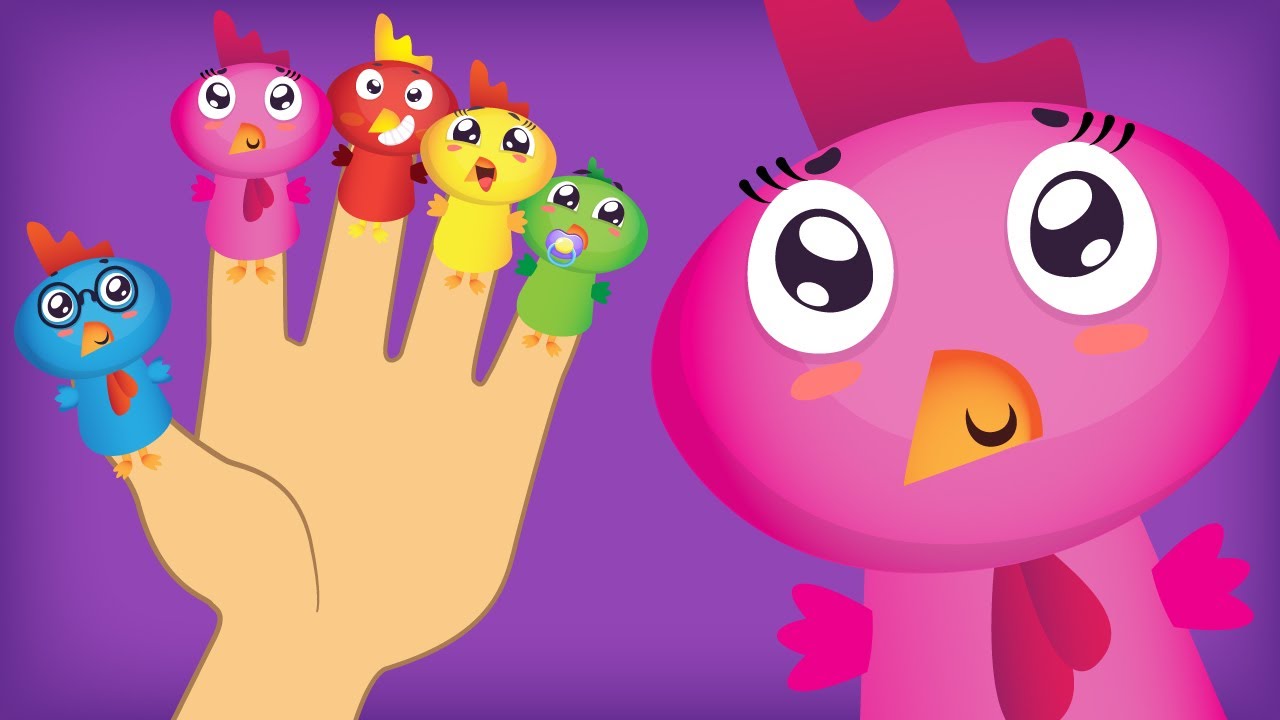 The Finger Family Chicken Family Nursery Rhyme by Luke and Mary - YouTube