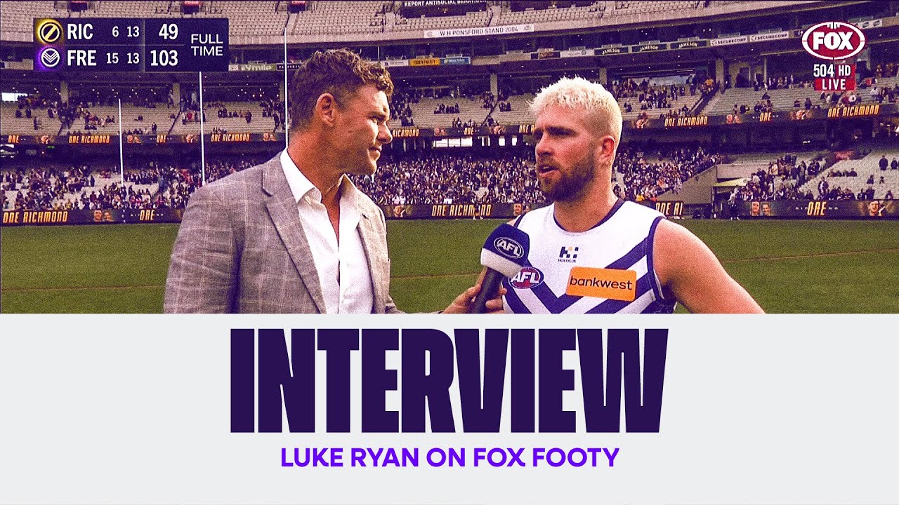 'It's really good effort from the boys' | Luke Ryan - YouTube