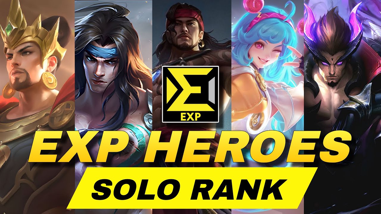 10 Best EXP Heroes to Solo Rank in Season 38 With Explanation - YouTube