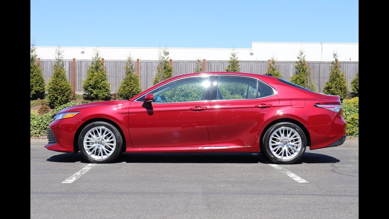 2020 Toyota Camry XLE with Navigation and Panoramic Roof Package - YouTube
