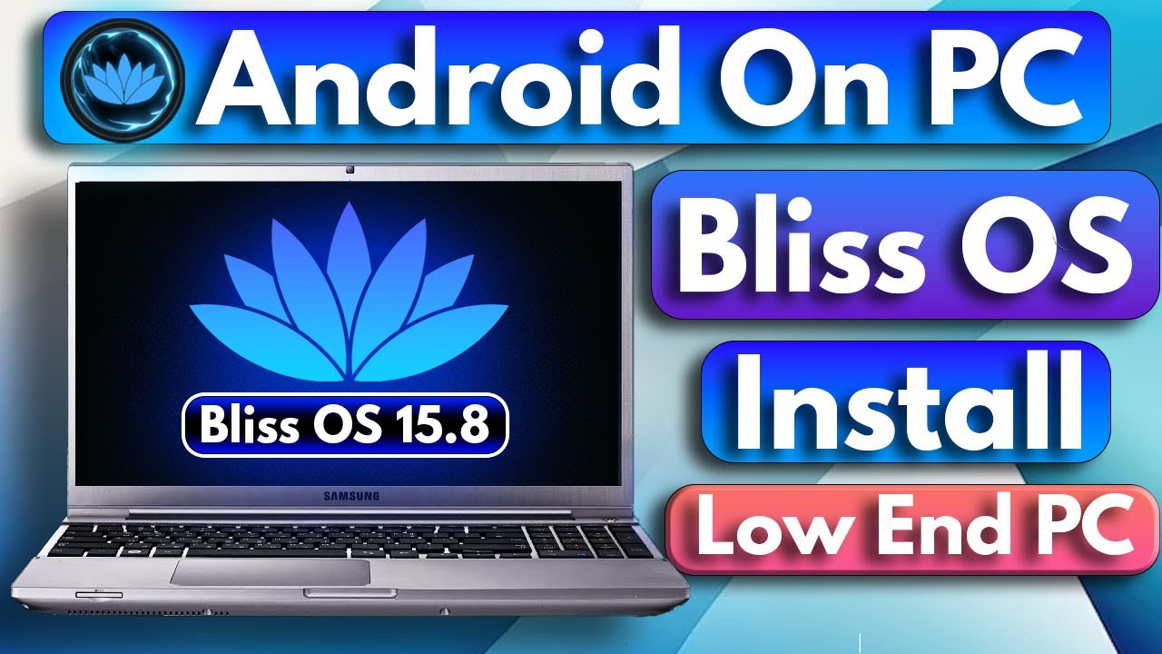 How to Install Bliss OS 15 on PC in Hindi | Run Android App/APK in PC (2023) - YouTube