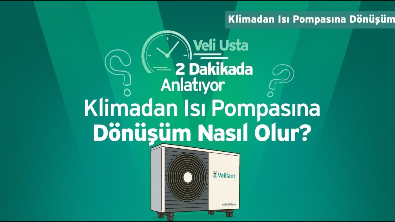 Klimadan Isı Pompasına Dönüşüm Nasıl Olur? - YouTube