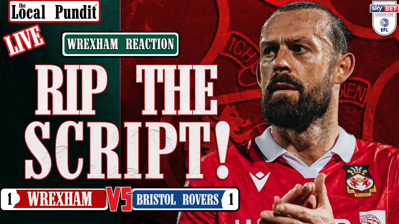 Bristol RIP THE SCRIPT in Wrexham's PROMOTION PUSH! | Wrexham Reaction | Wrexham (1) v (1 ...
