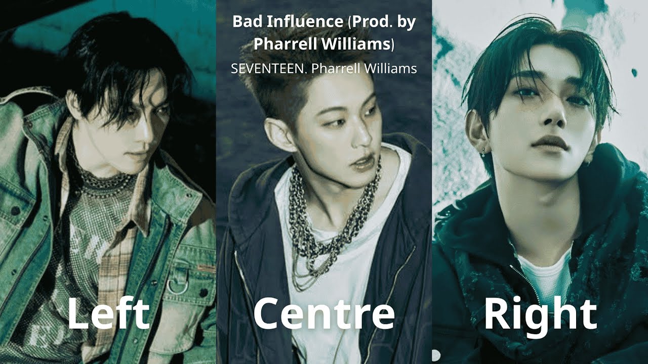 [SPLIT AUDIO] Bad Influence - SEVENTEEN (세븐틴), Pharrell Williams 🎧 ...