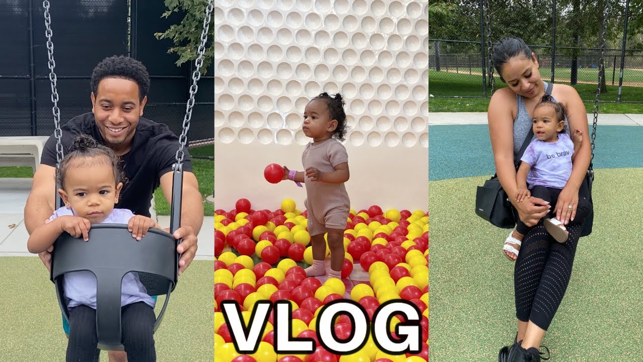 Entertaining our Baby | Park day & Indoor Playplace Vlog - YouTube