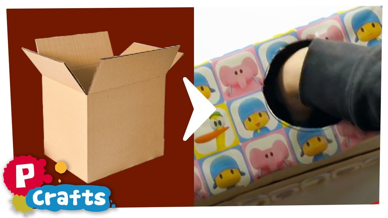 📦 2 BOX CRAFTS for kids [ 6 minutes ] | POCOYO 5 minutes DIY life HACKS ...