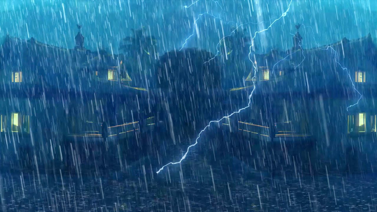 Heavy Rain and Thunder in the Farmhouse - Rain Storm for Sleep, Study ...