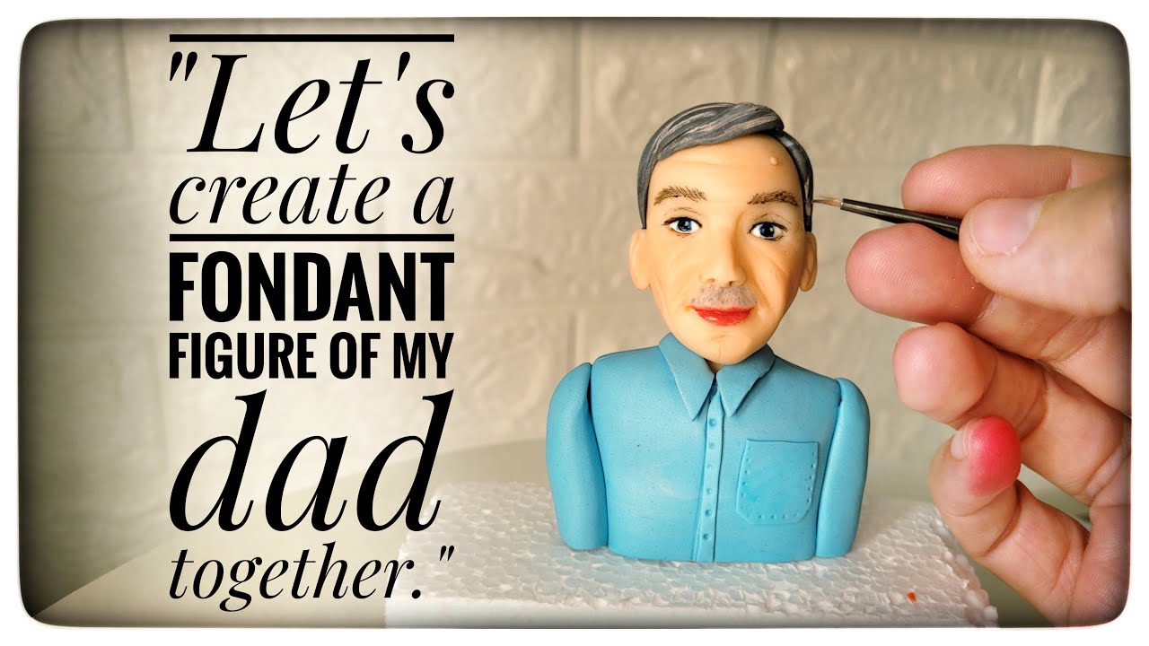 How to Make a Fondant Face | Easy & Realistic Cake Topper Tutorial/how ...