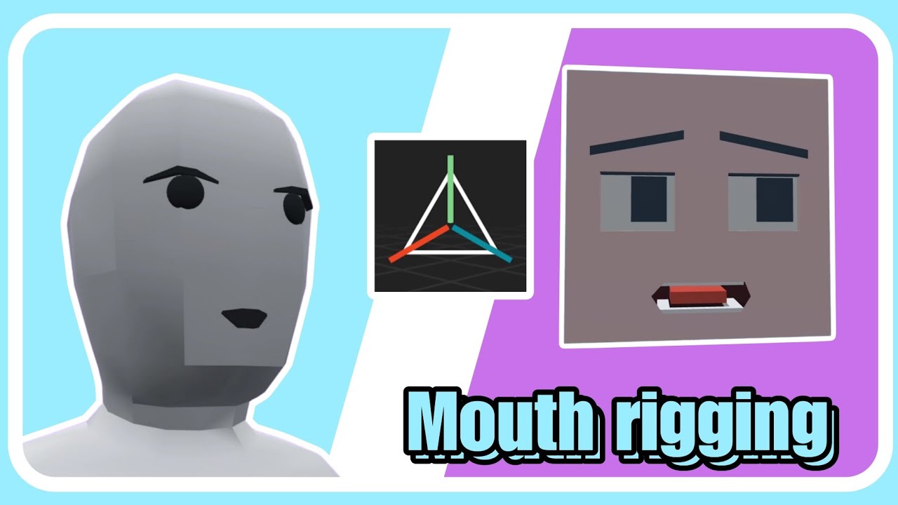 easy mouth rigging for talking animation ... - YouTube